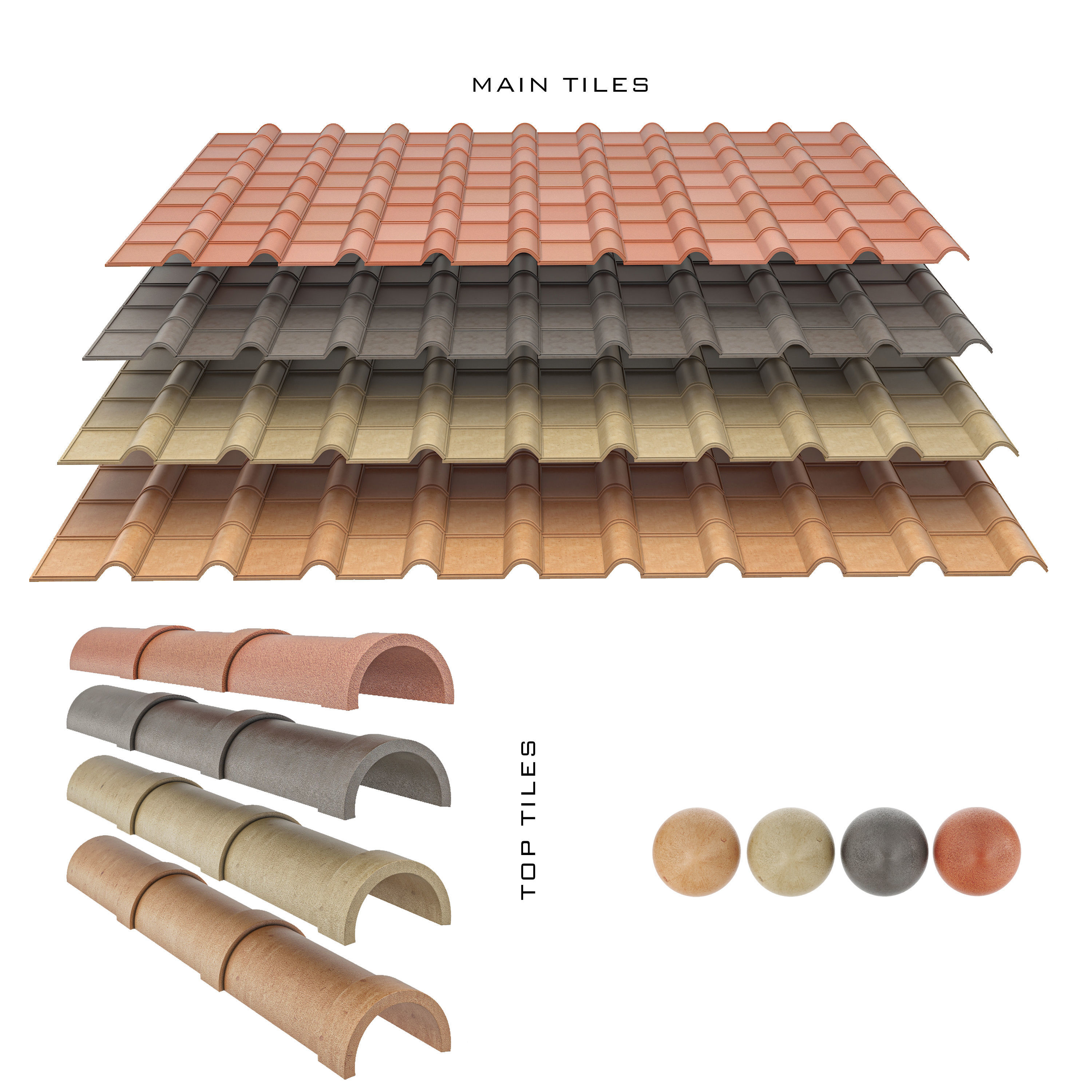 sloped roof-sandwich panel 3D model | CGTrader