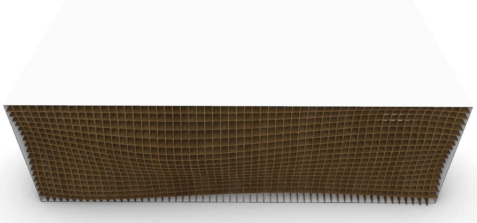 parametric waffle design facade 3D model | CGTrader