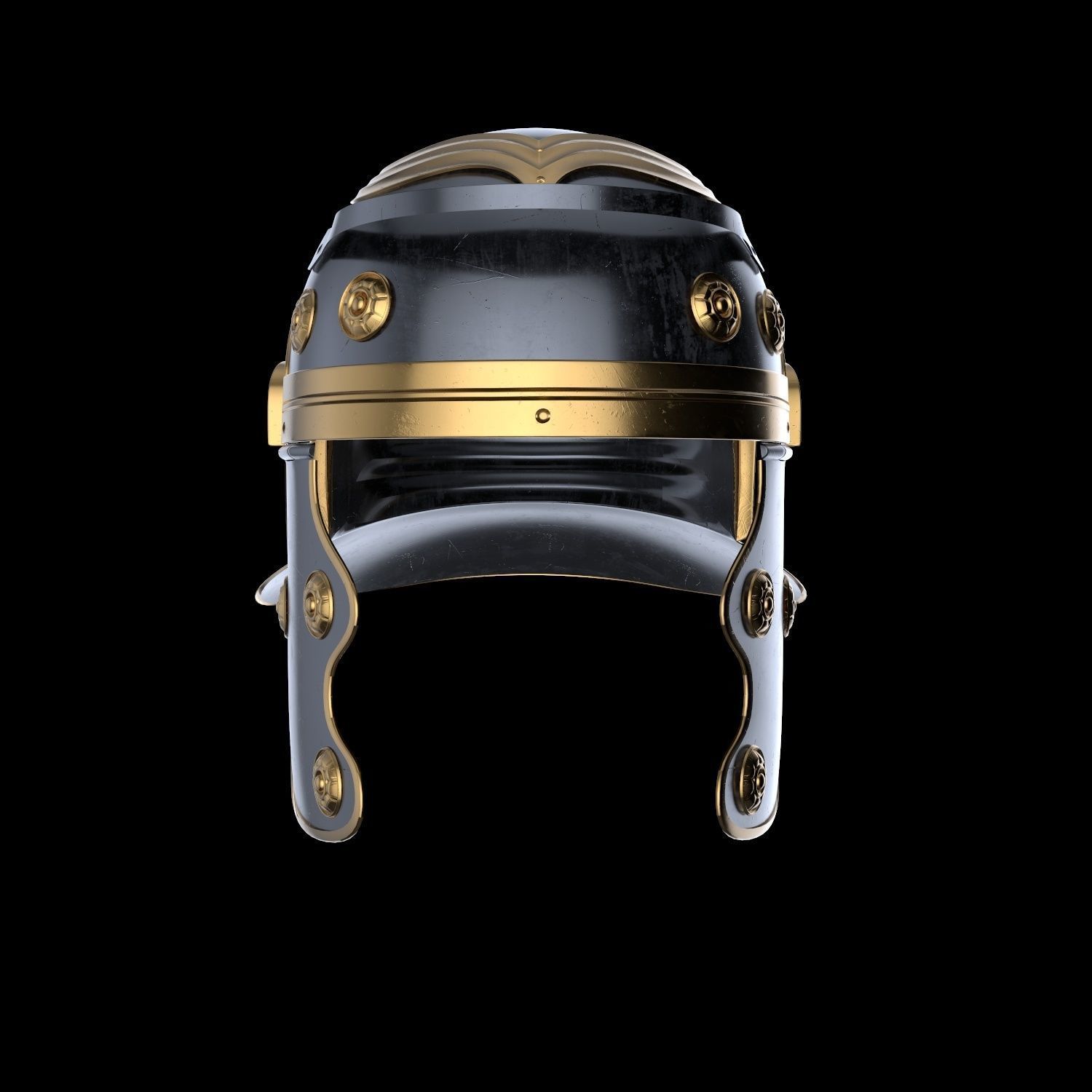 3D model Roman legionnaire helmet VR / AR / low-poly | CGTrader