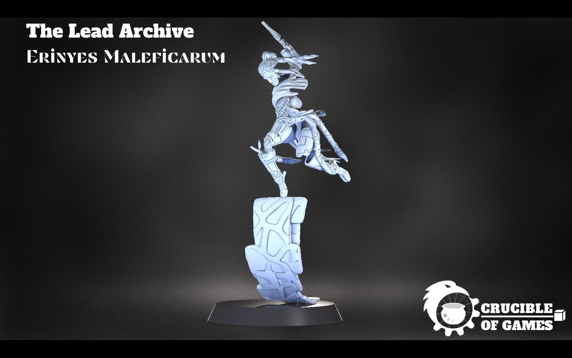Erinyes Maleficarum pre-supported modular miniatures kit 3D model 3D ...