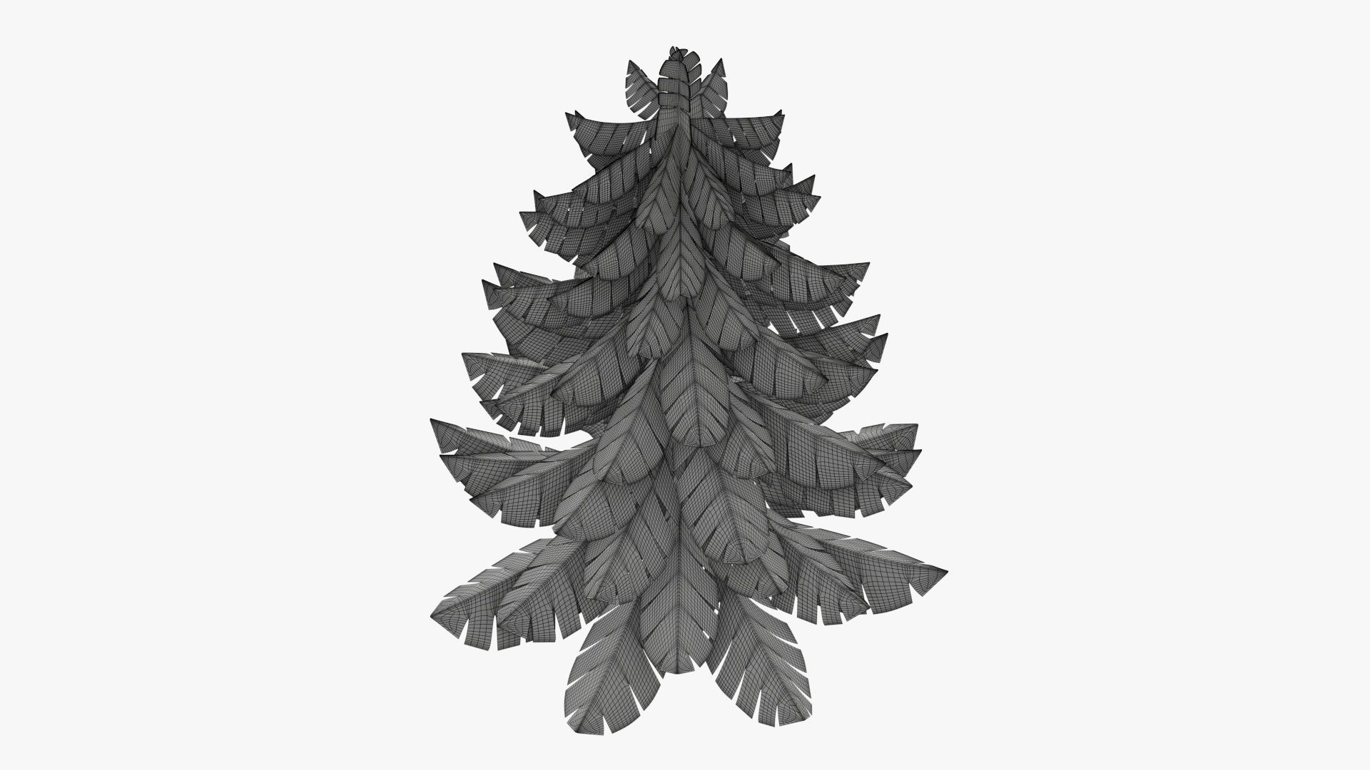 Christmas fir tree stylized 01 3D model | CGTrader