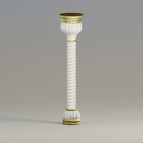 Casino twisted column 3D model | CGTrader