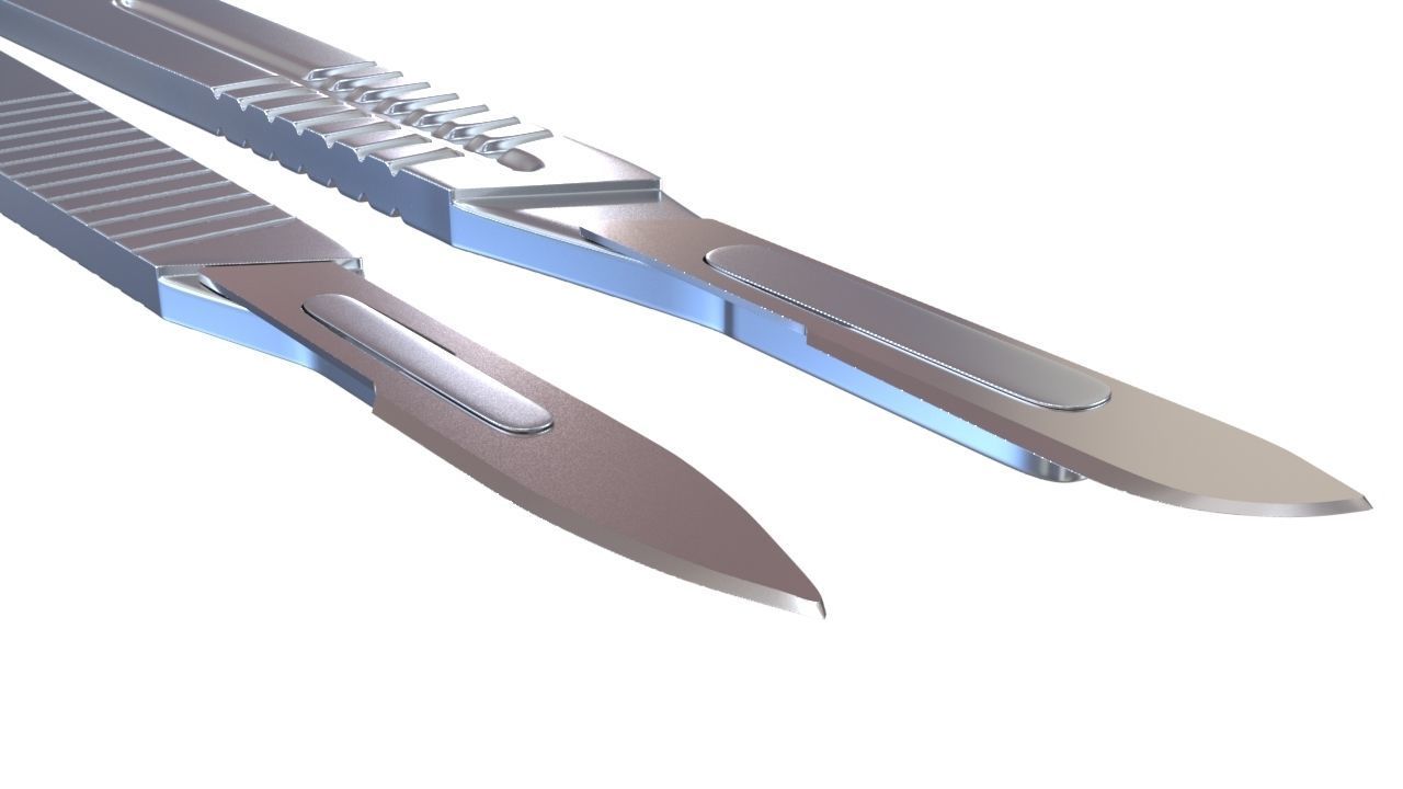 3D model Medical scalpel pack VR / AR / low-poly | CGTrader