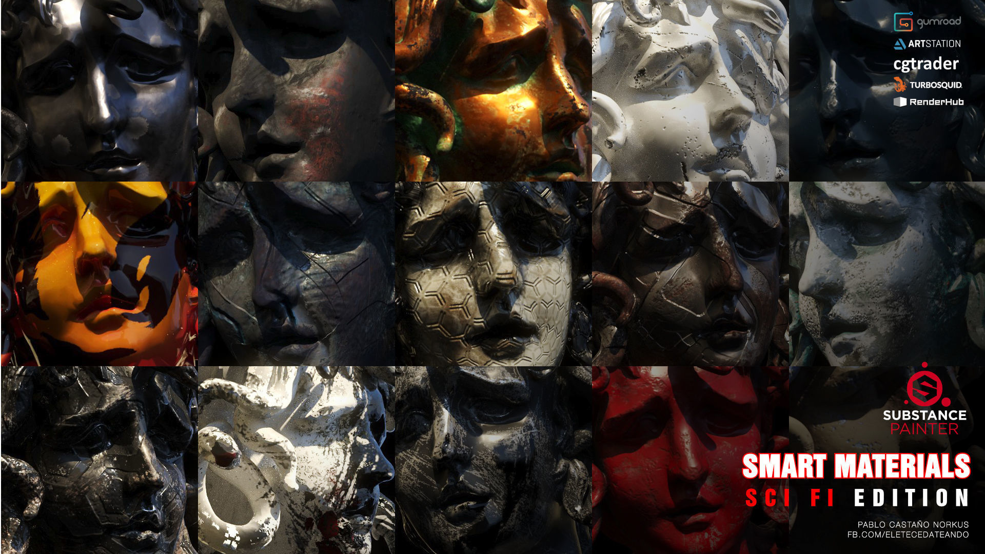 Substance Painter Smart Materials Sci Fi Edition Texture | CGTrader