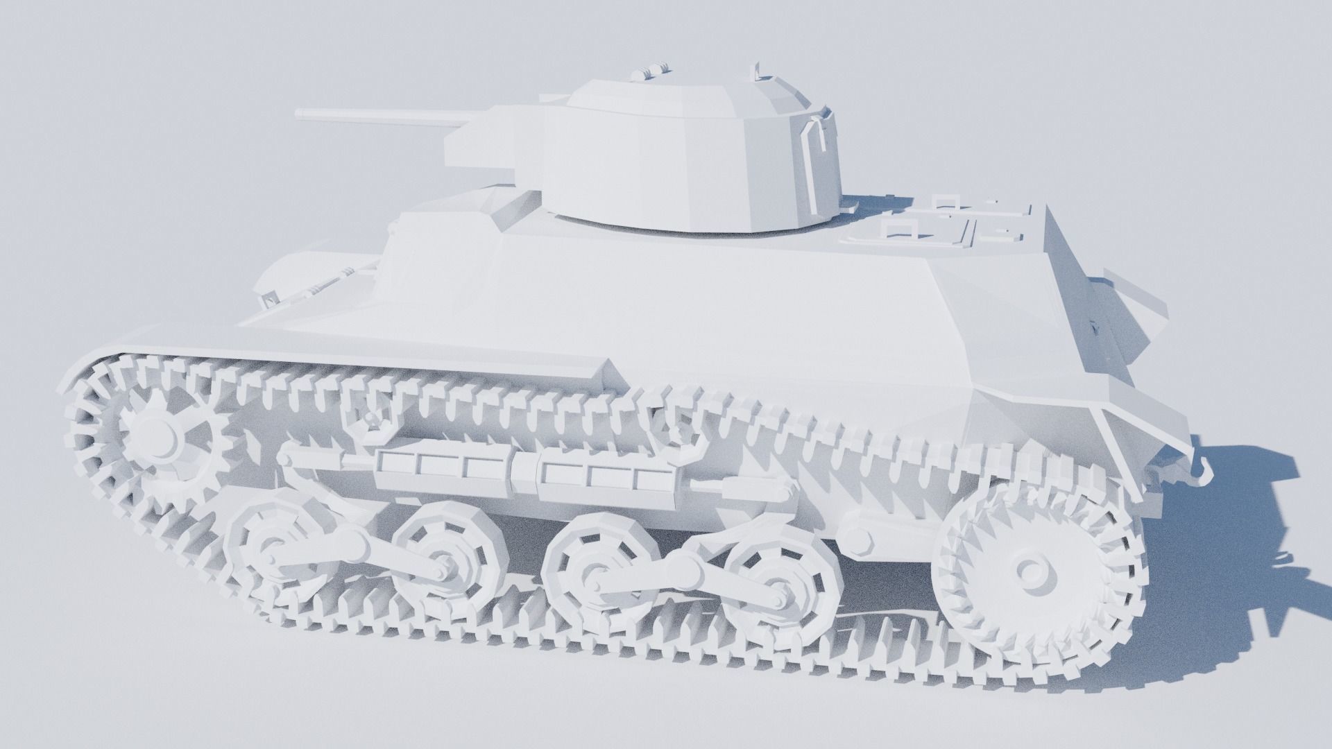3D model Type 97 Te-Ke tankette VR / AR / low-poly | CGTrader