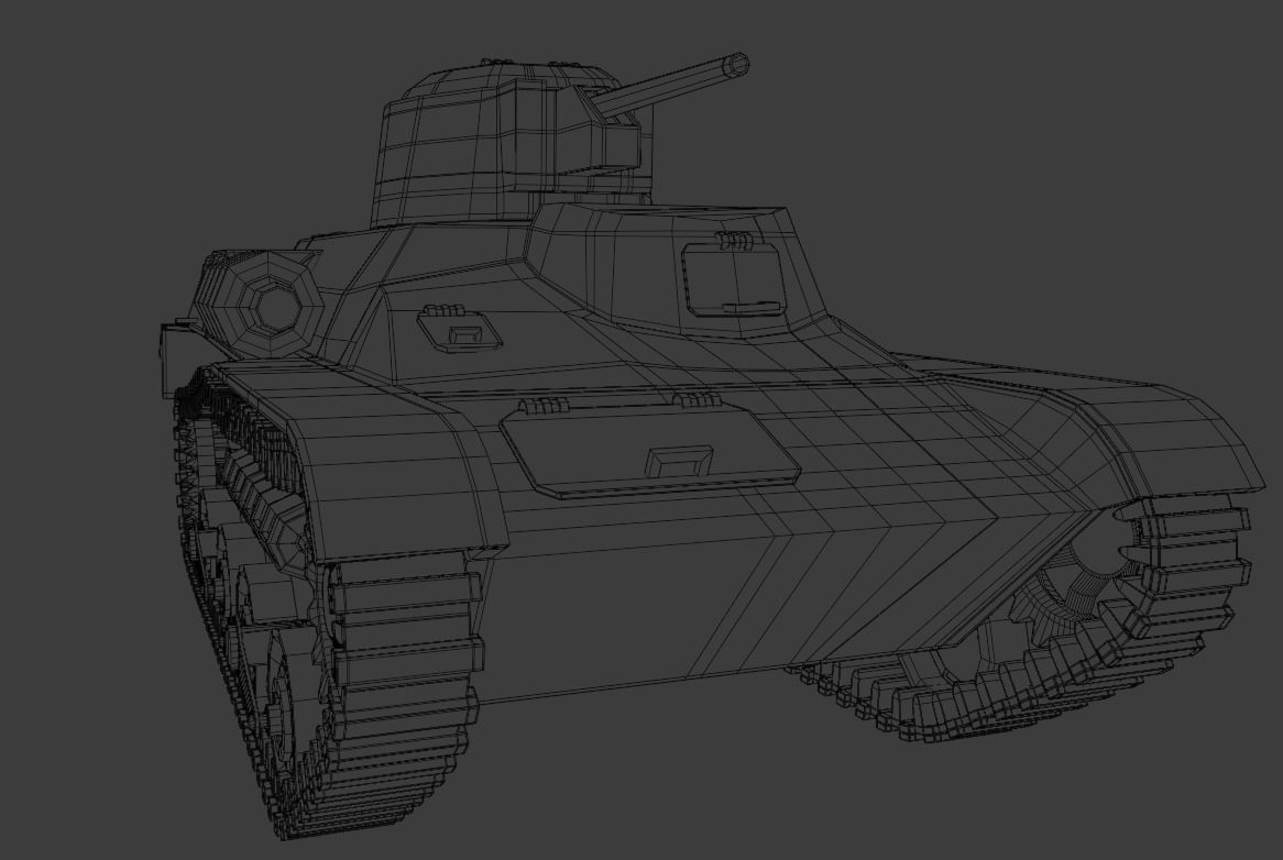 3D model Type 97 Te-Ke tankette VR / AR / low-poly | CGTrader