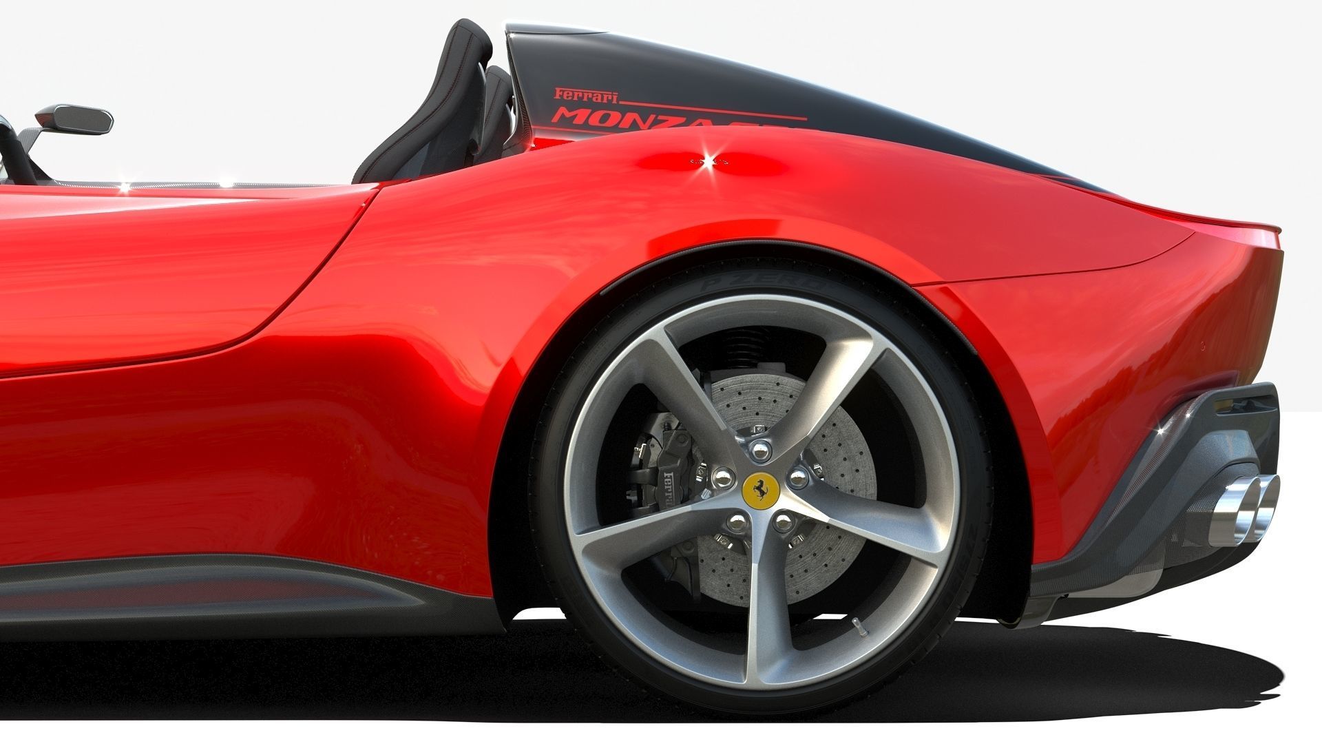 Ferrari Monza SP2 3D model animated | CGTrader