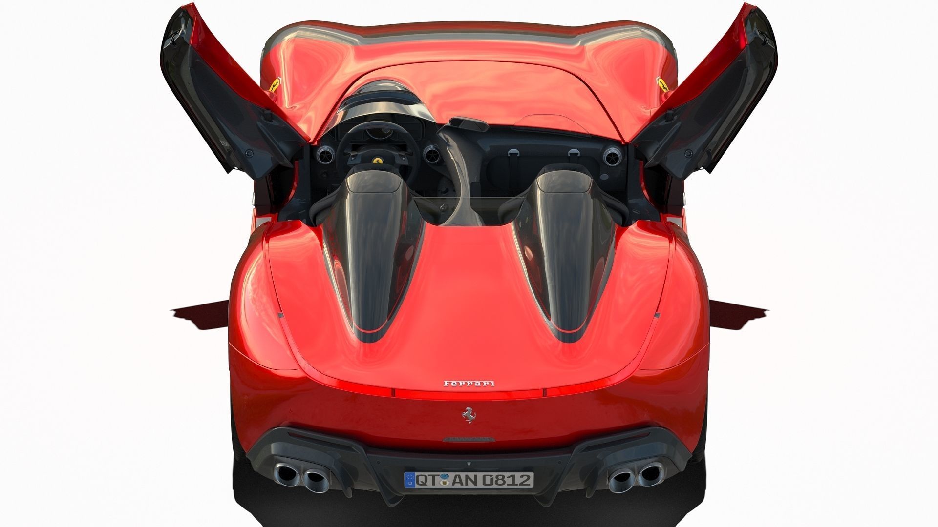 Ferrari Monza SP2 3D model animated | CGTrader