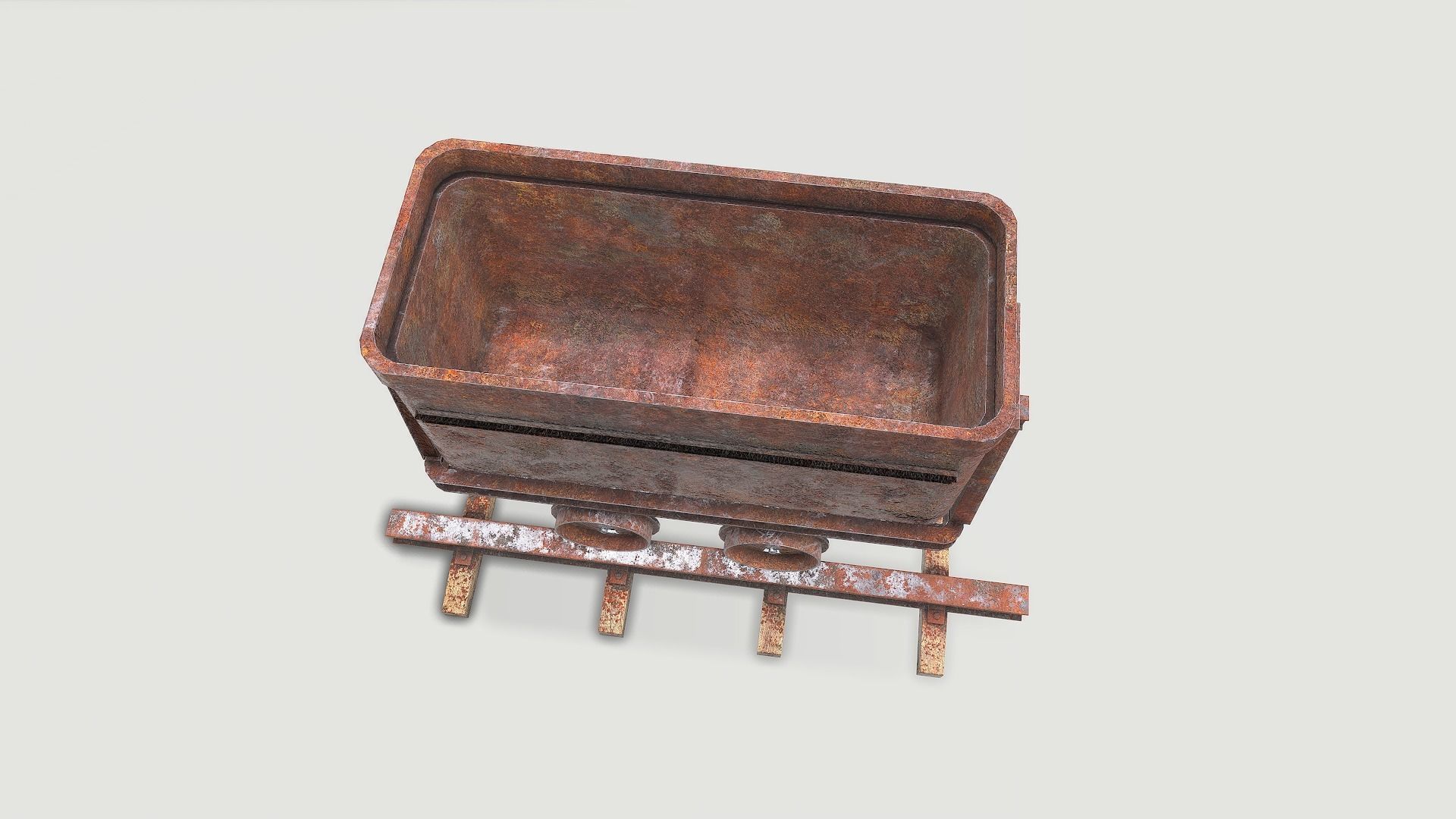 3D model Mine Wagon 8 VR / AR / low-poly | CGTrader