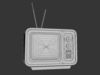 3D model Retro TV VR / AR / low-poly | CGTrader