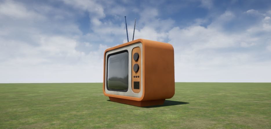 3D model Retro TV VR / AR / low-poly | CGTrader