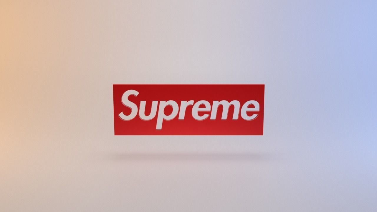 3D model Supreme Logo VR / AR / low-poly | CGTrader