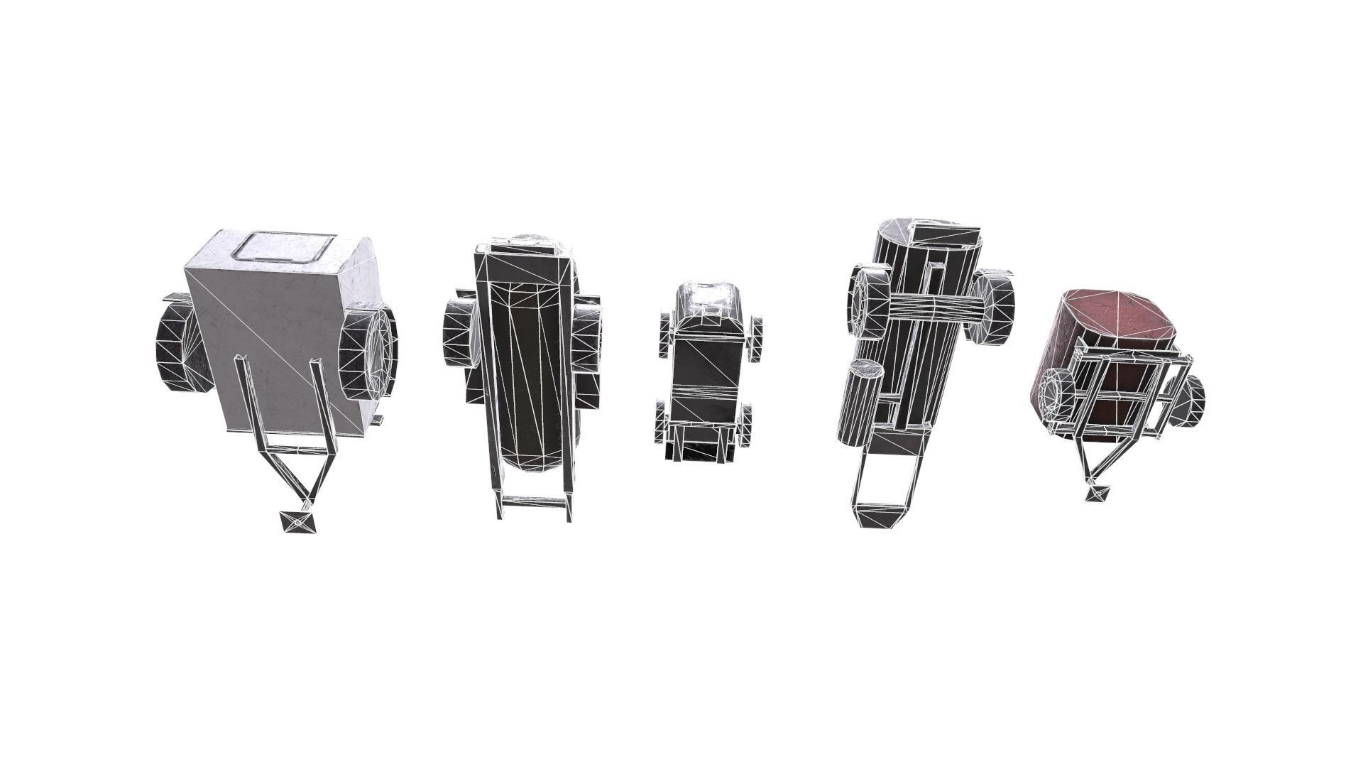 3D model Nuclear Tank VR / AR / low-poly | CGTrader