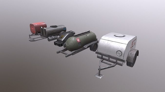 3D model Nuclear Tank VR / AR / low-poly | CGTrader