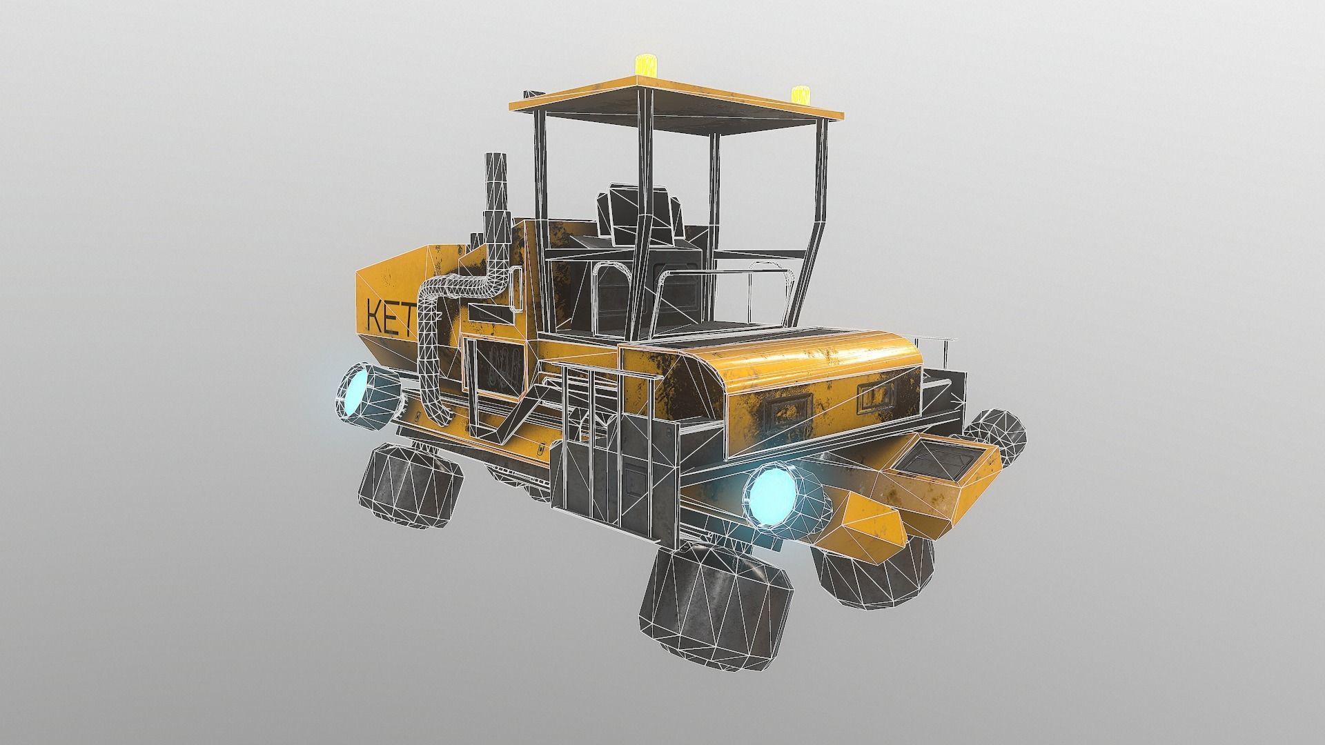 3D model Cyberpunk Work Machines 01 VR / AR / low-poly | CGTrader