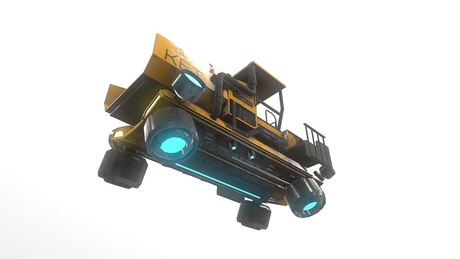 3D model Cyberpunk Work Machines 01 VR / AR / low-poly | CGTrader