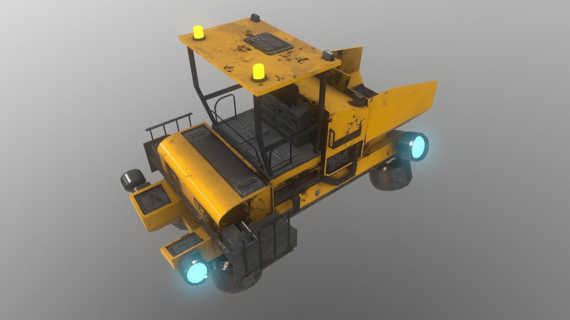 3D model Cyberpunk Work Machines 01 VR / AR / low-poly | CGTrader