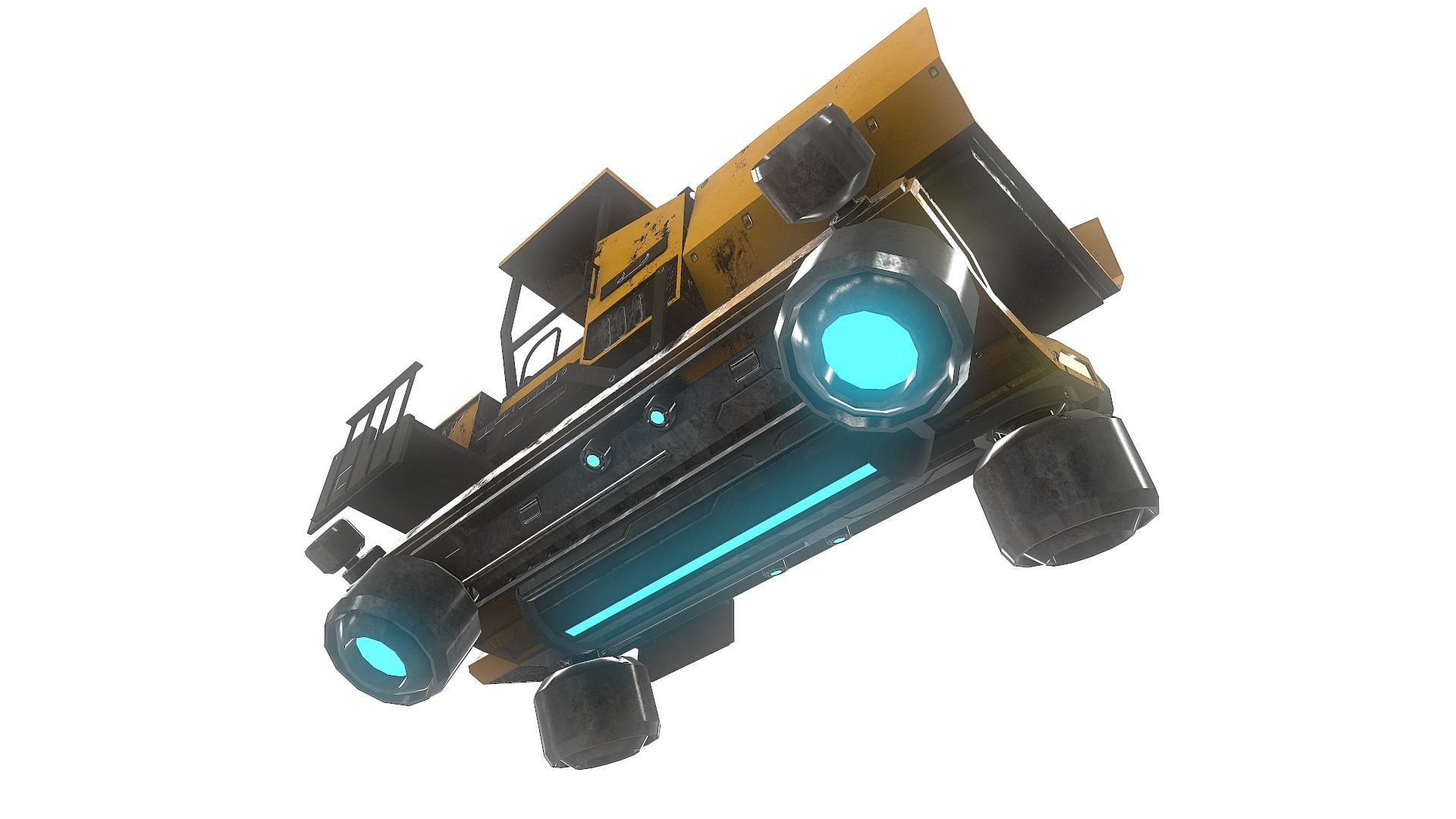 3D model Cyberpunk Work Machines 01 VR / AR / low-poly | CGTrader