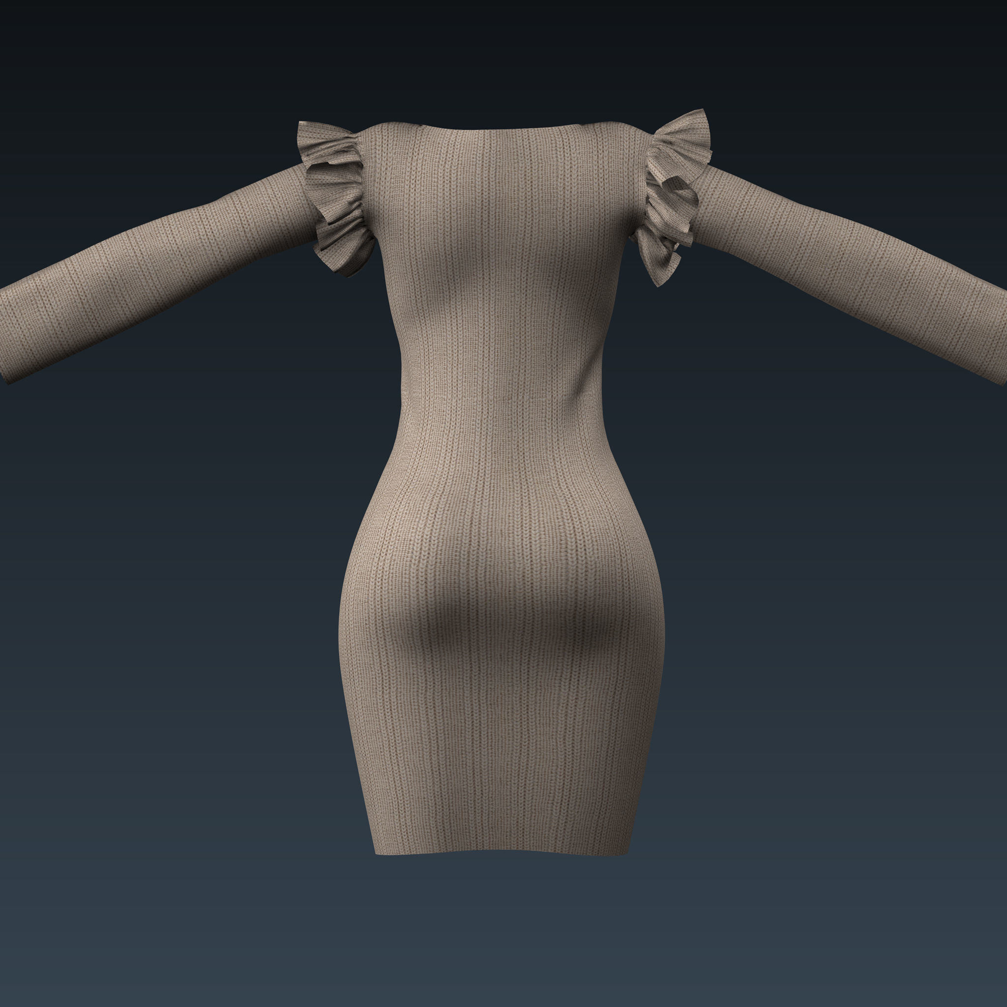 Dress 3D model free VR / AR / low-poly 3D model | CGTrader