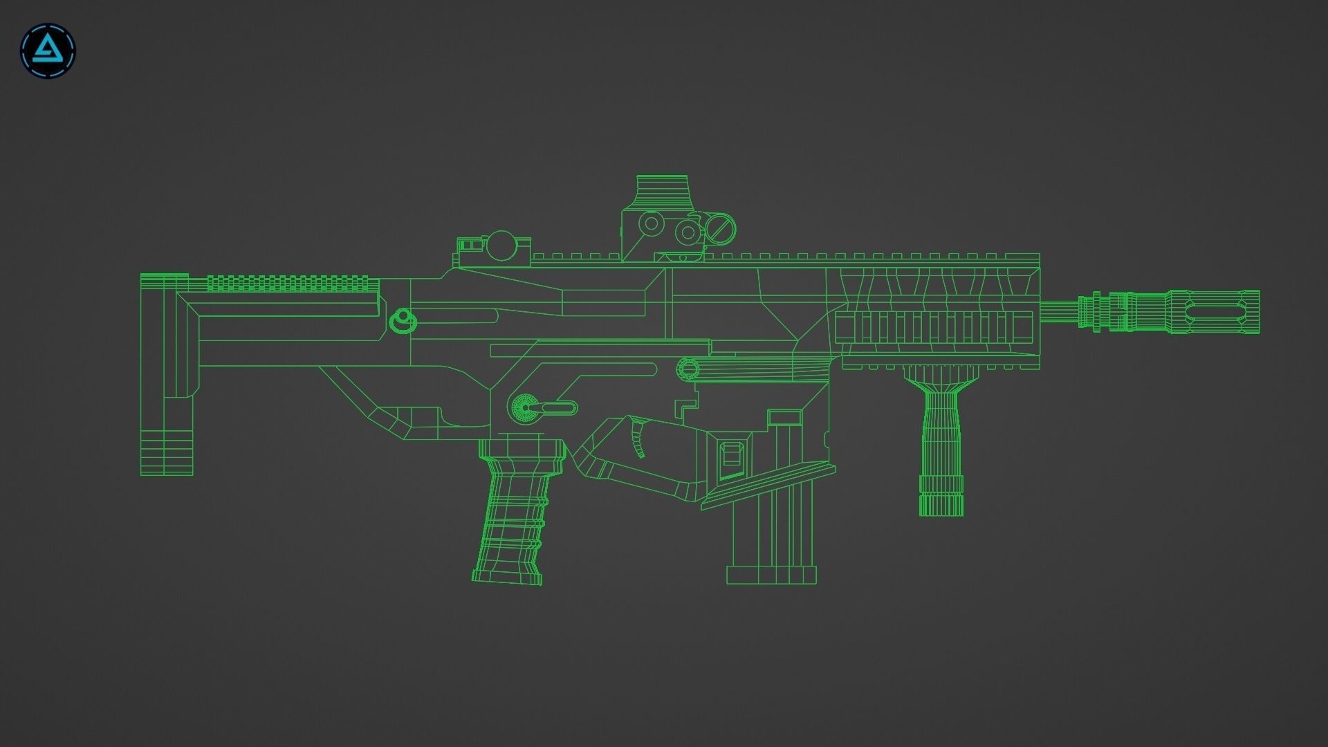 3D model Proctor CP3 SMG VR / AR / low-poly | CGTrader