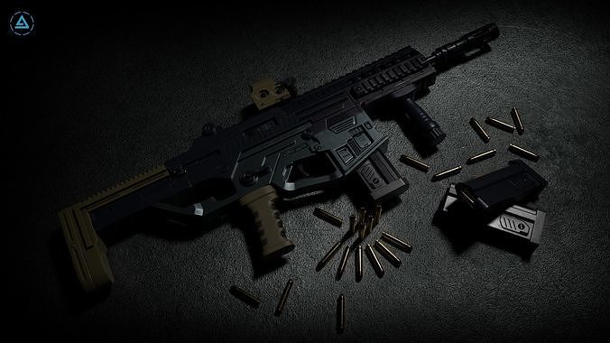 3D model Proctor CP3 SMG VR / AR / low-poly | CGTrader