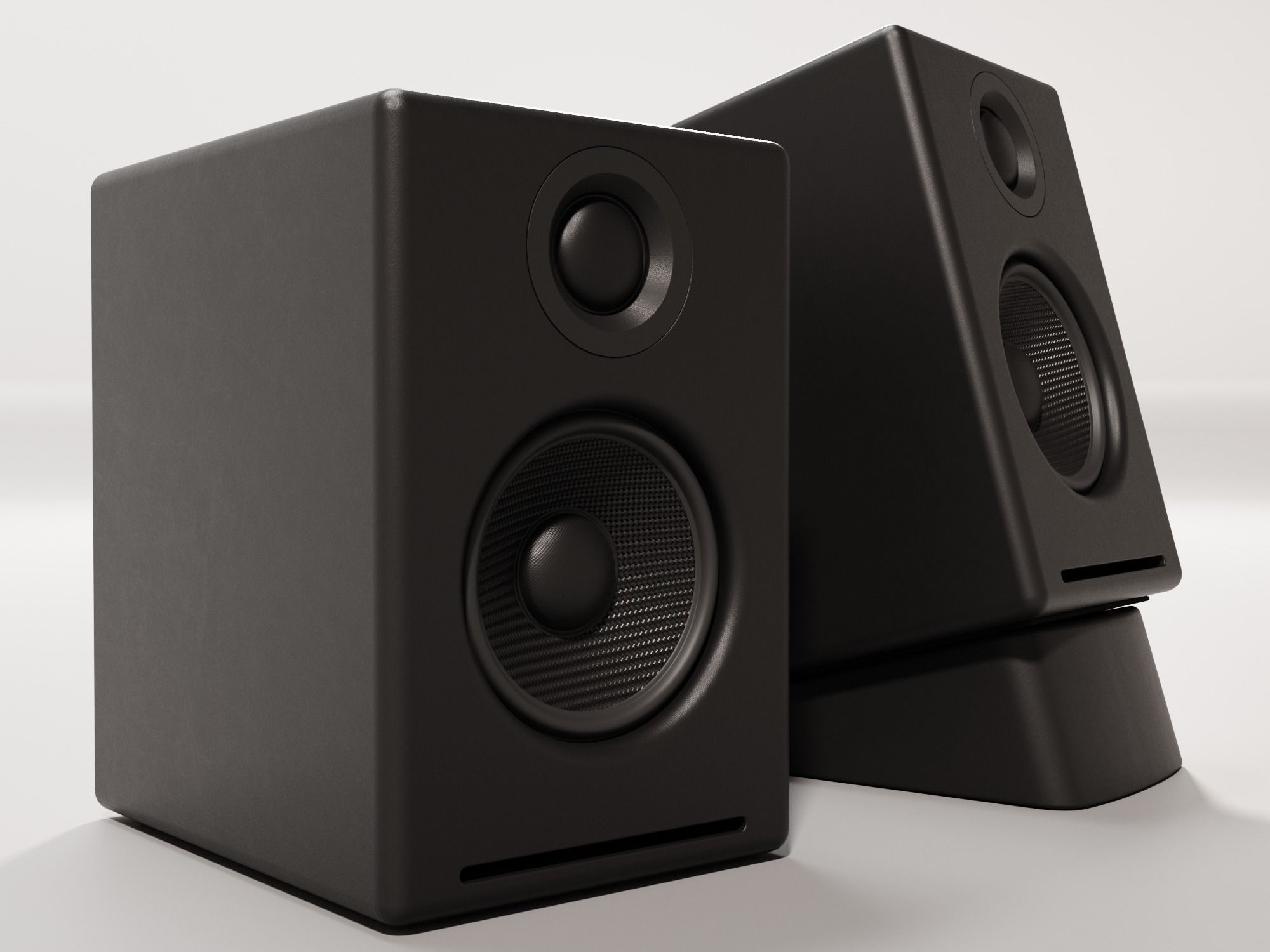 Audioengine A2 Plus Speaker with Stand PBR 3D model | CGTrader