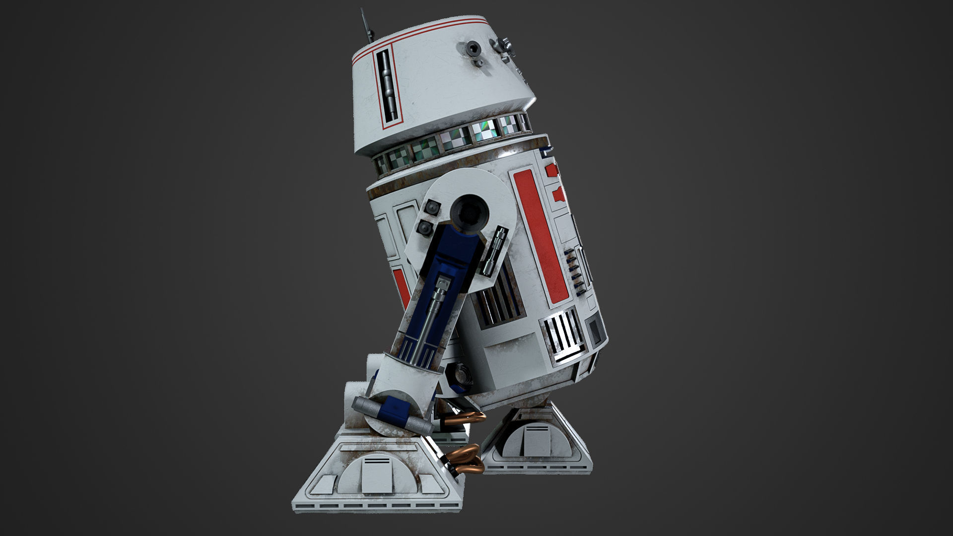 R5 - D4 Star Wars 3D model | CGTrader