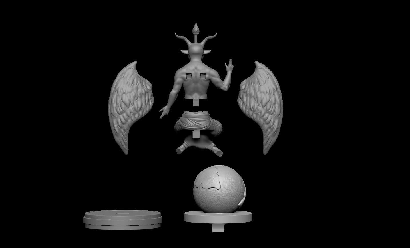 Baphomet 3D model 3D printable | CGTrader