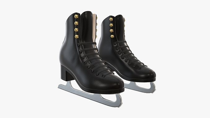 Figure ice skates women 3D model | CGTrader