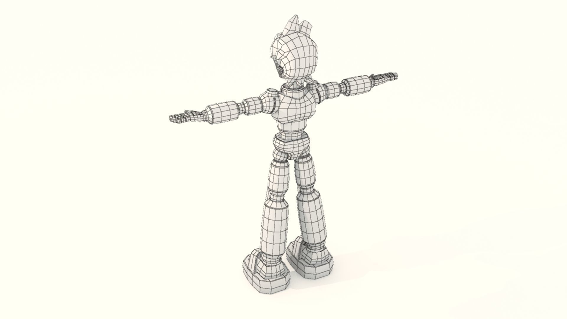 3D model Mega Man Pose 1 VR / AR / low-poly | CGTrader