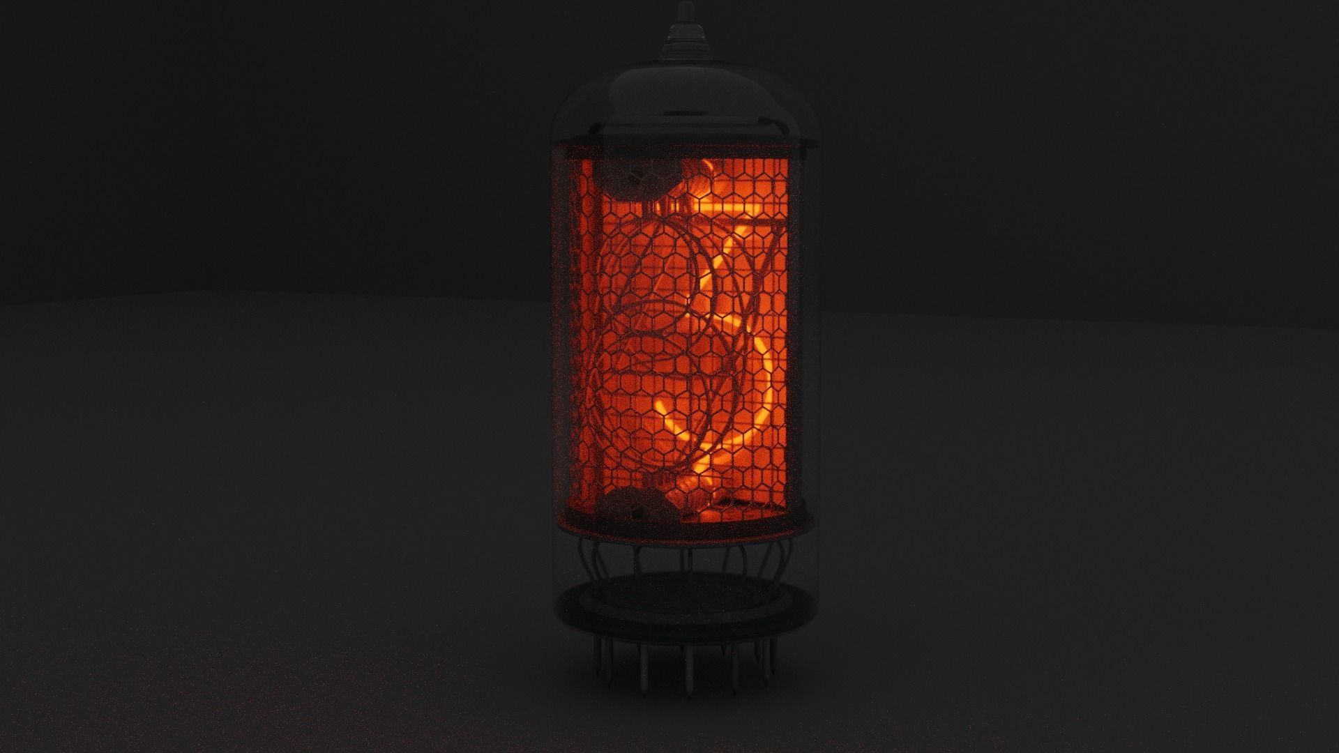 Nixie light bulb 3D model | CGTrader