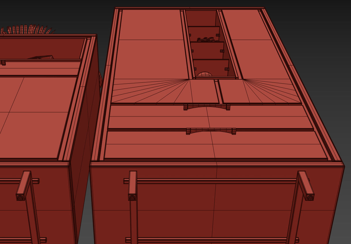 Cabinet bookcase Otta by Xooon 3D model | CGTrader