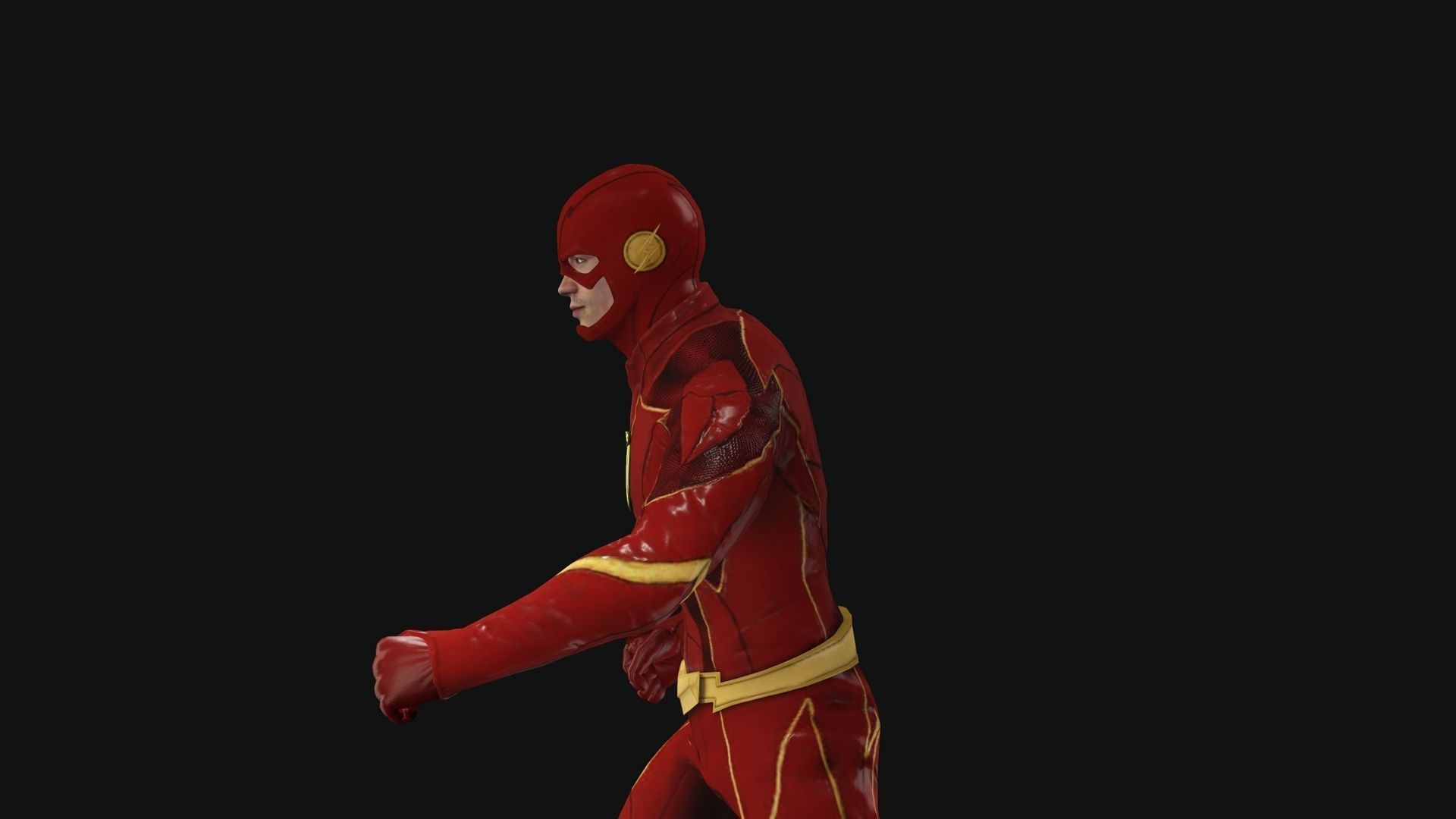The Flash - CW show 3D model rigged | CGTrader