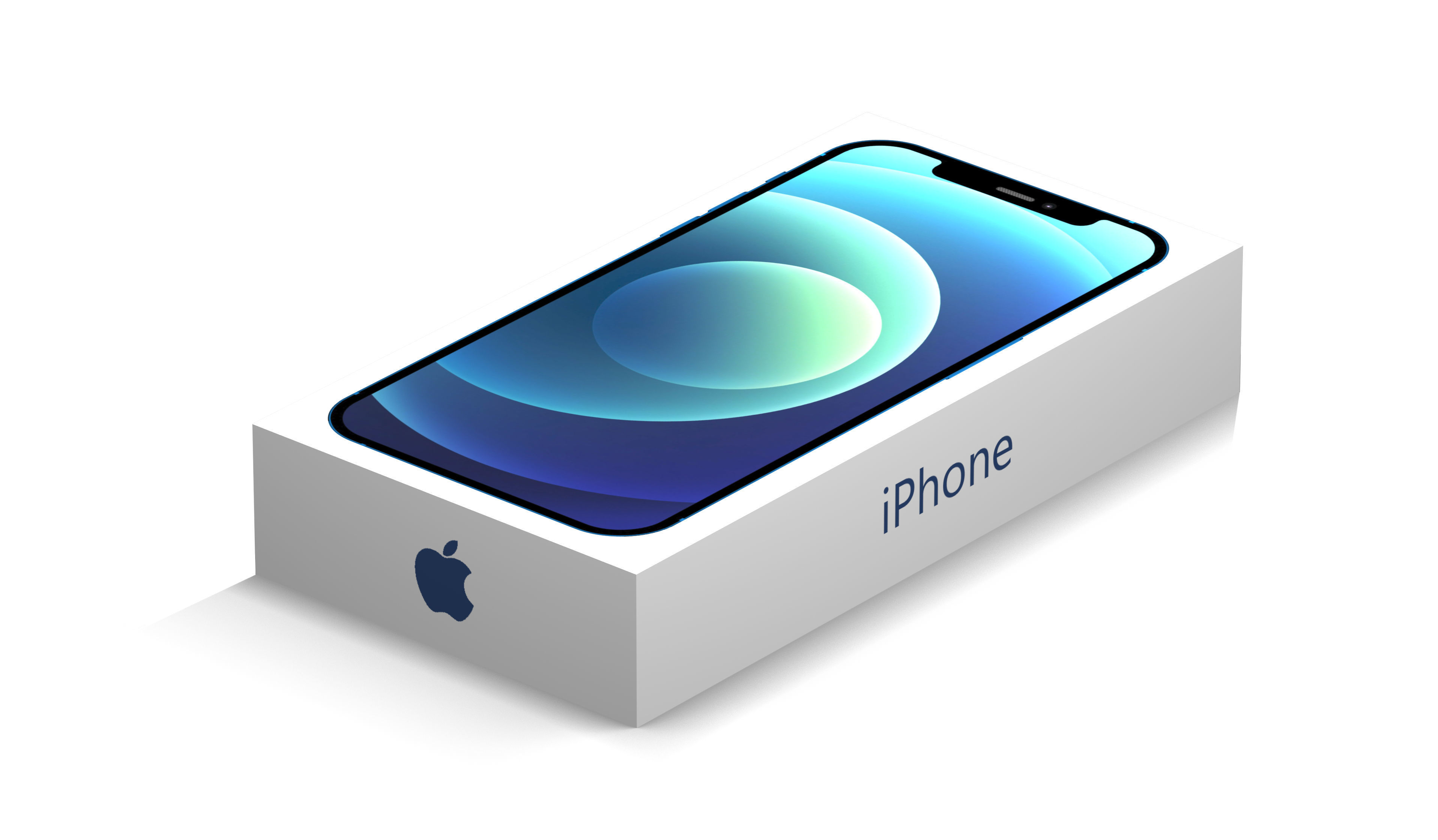 3D model Apple iPhone 12 Boxes VR / AR / low-poly | CGTrader