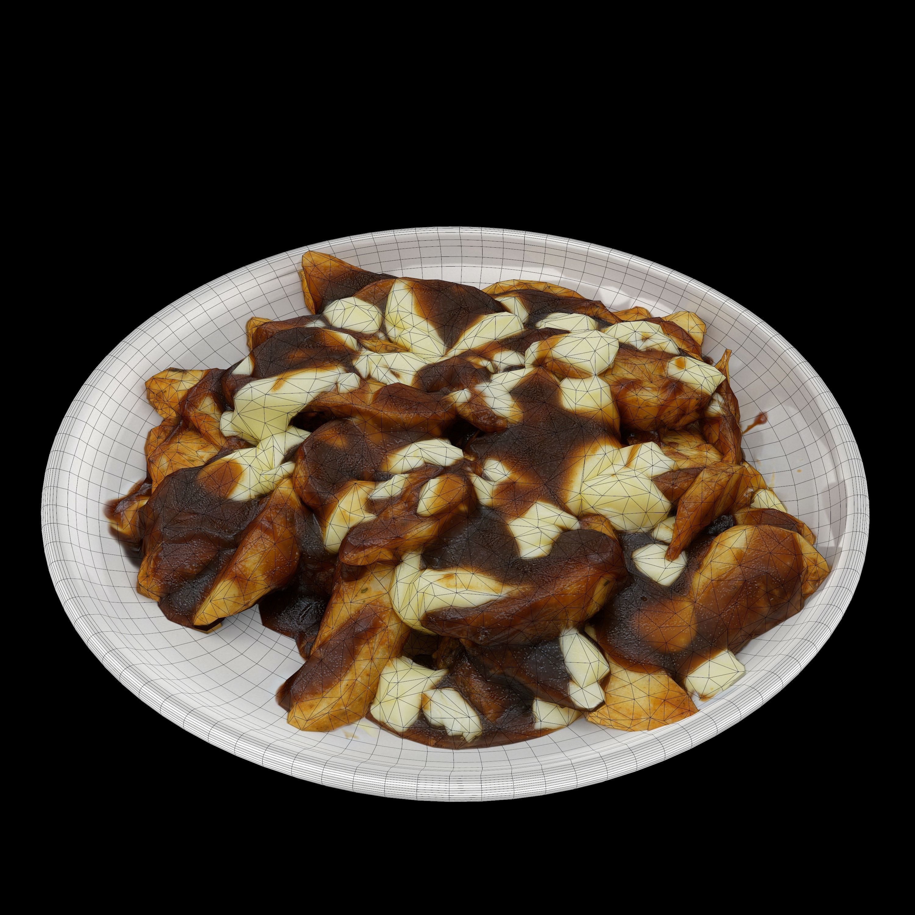 3D model CANADIAN POUTINE Low-poly 3D model VR / AR / low-poly | CGTrader