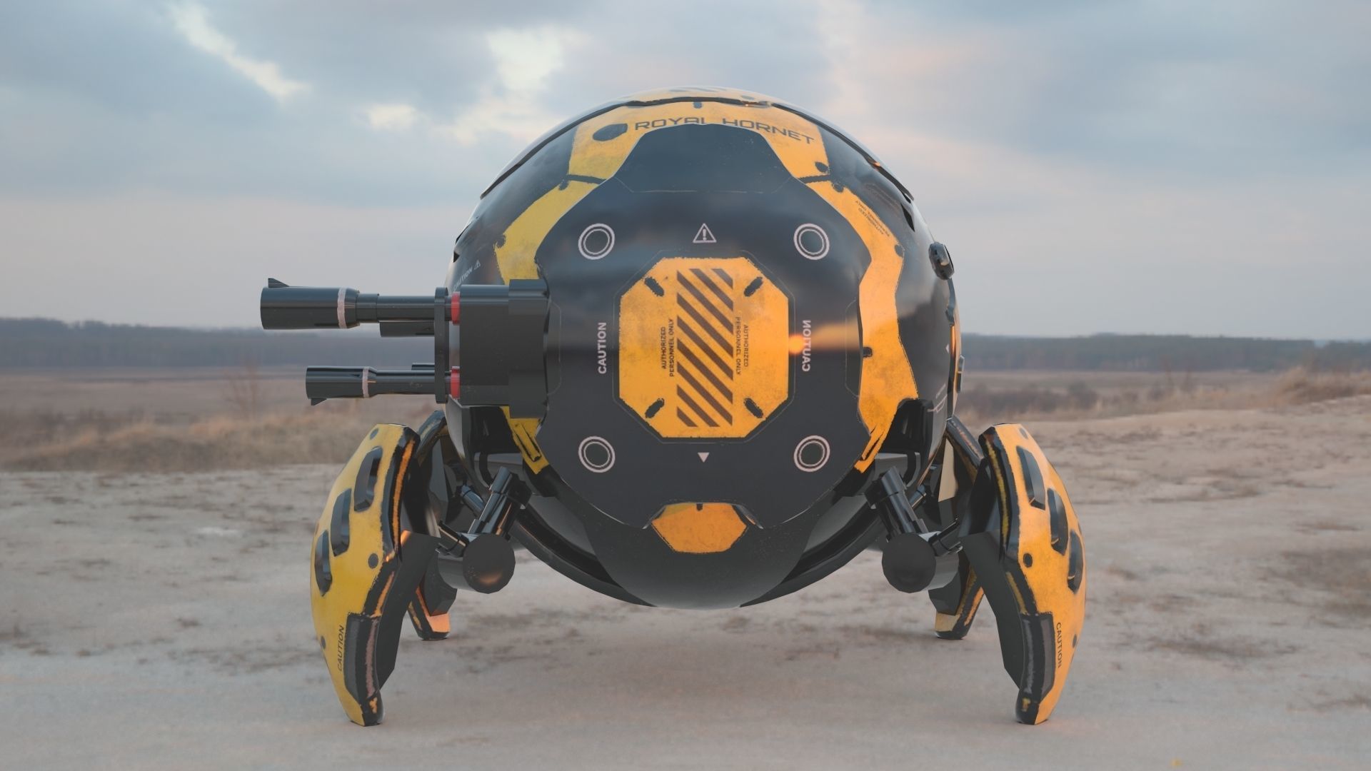 Robot ball 3D model | CGTrader