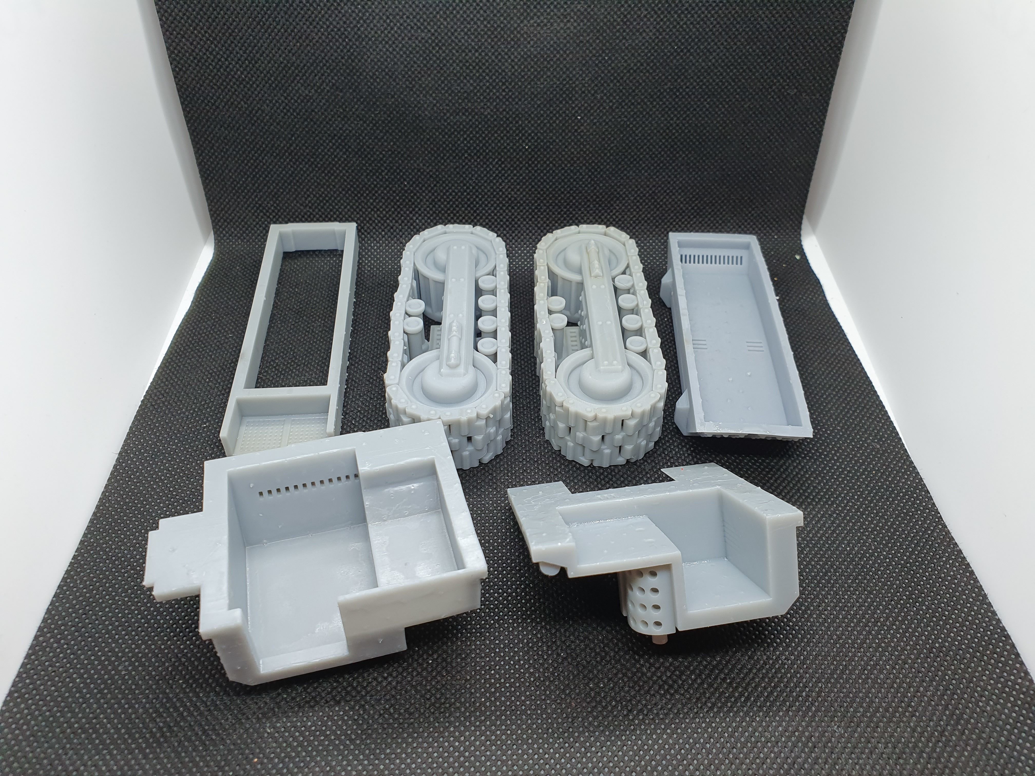 Armoured Bulldozer STL 3D model 3D printable | CGTrader