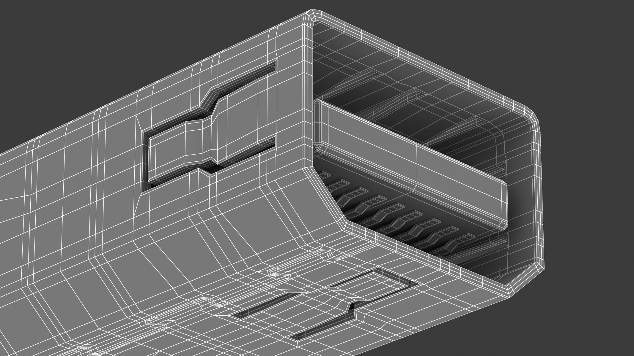 Mini Displayport Female 3D model | CGTrader