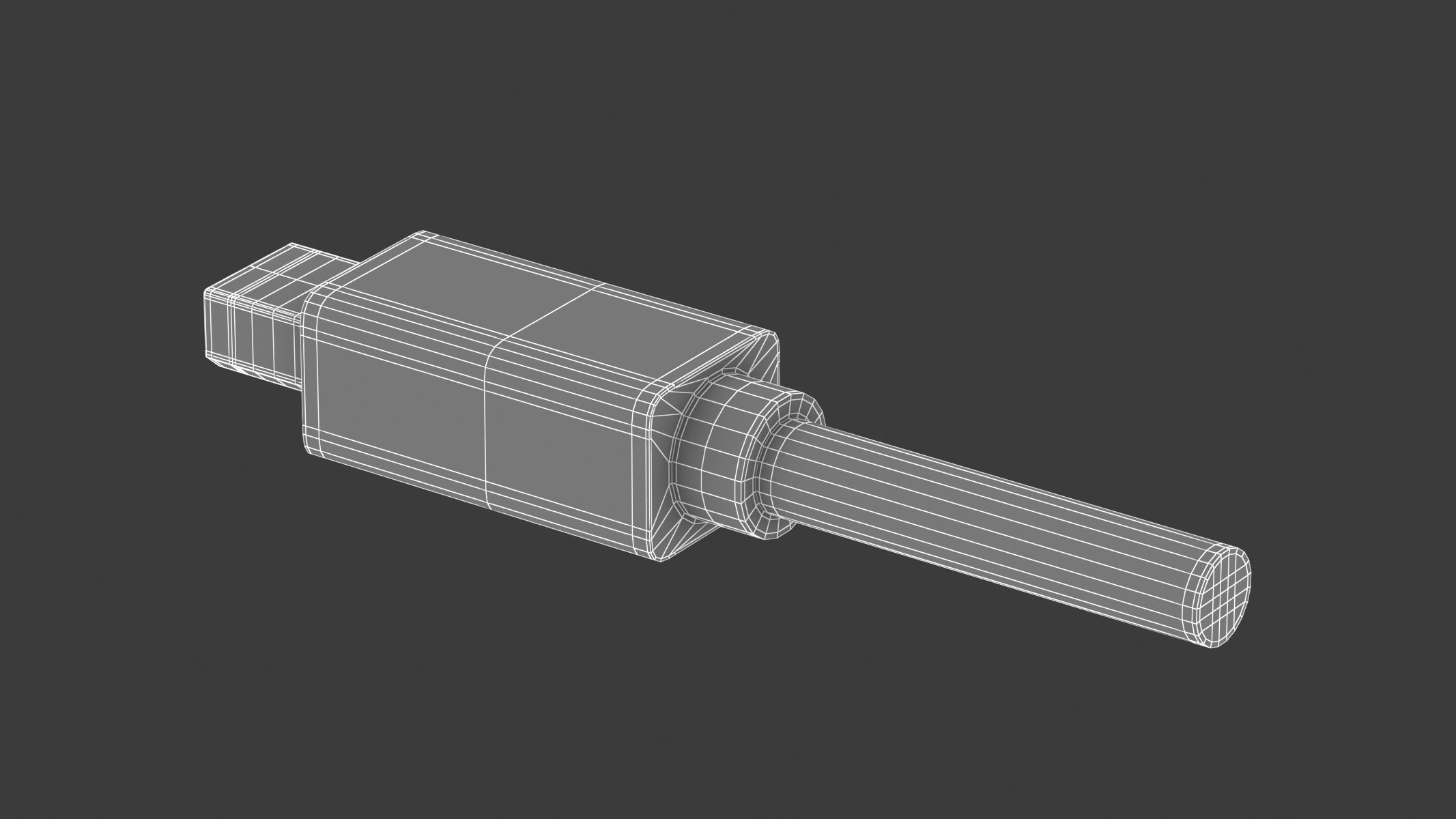 Mini Displayport Male 3D model | CGTrader