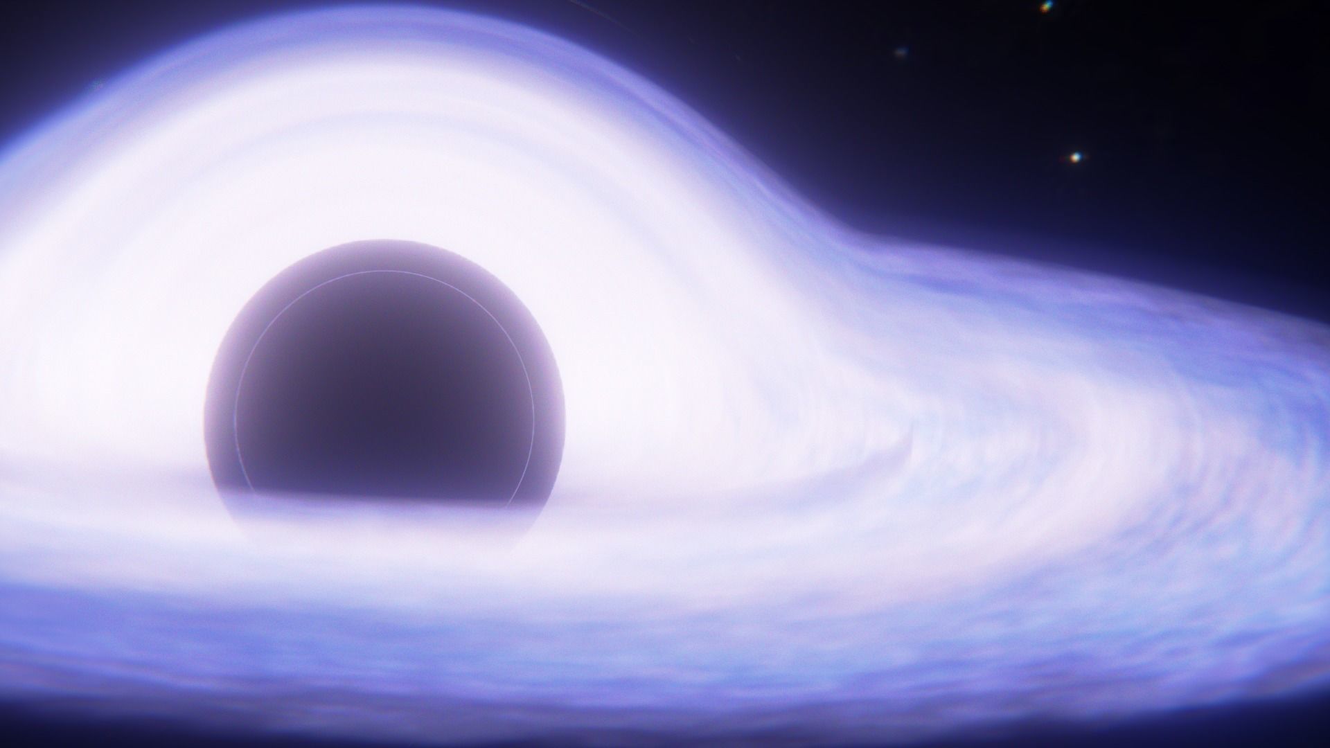 Interstellar Black Hole - With Accretion Disk free VR / AR / low-poly ...