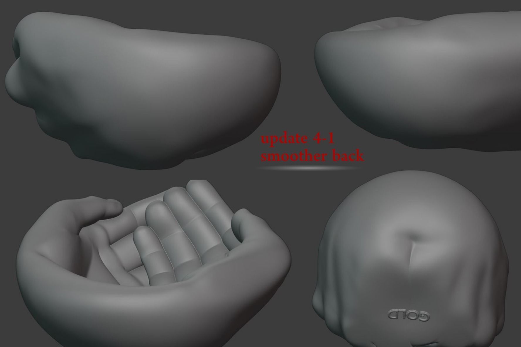 hand pot 3D model 3D printable | CGTrader