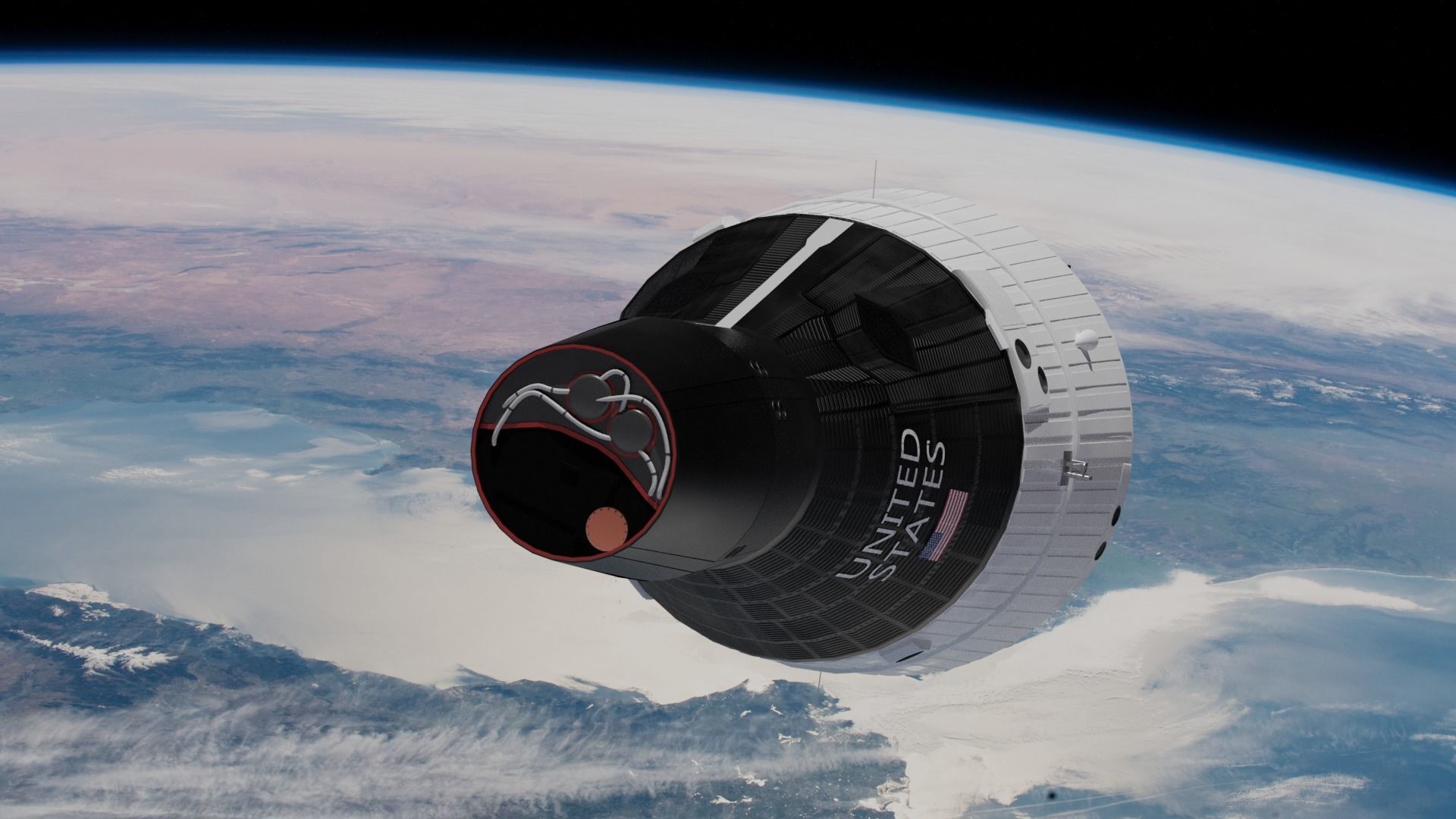 Titan II Gemini Rocket 3D model | CGTrader