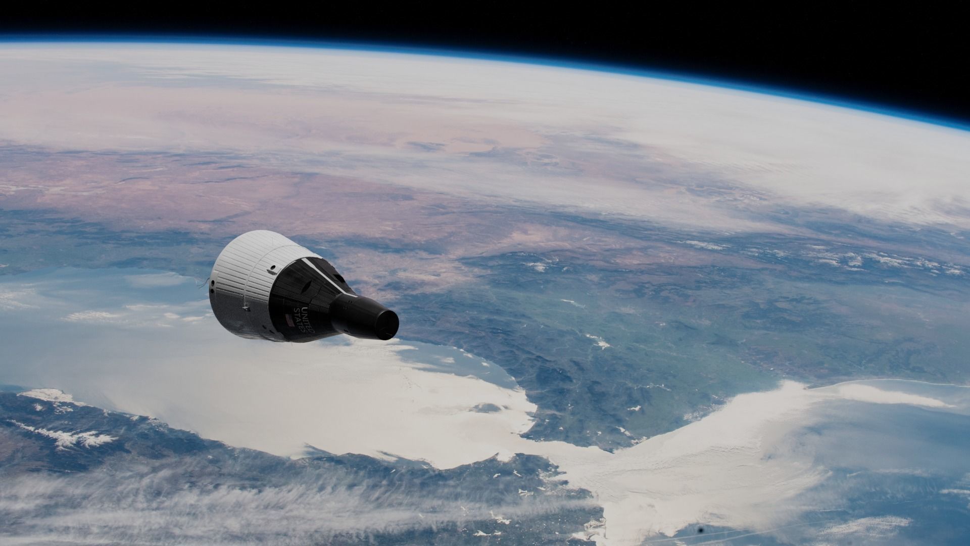 Titan II Gemini Rocket 3D model | CGTrader