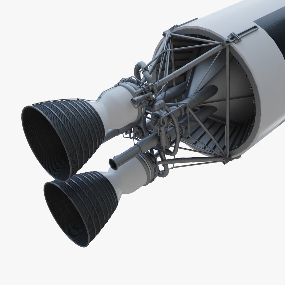 Titan II Gemini Rocket 3D model | CGTrader