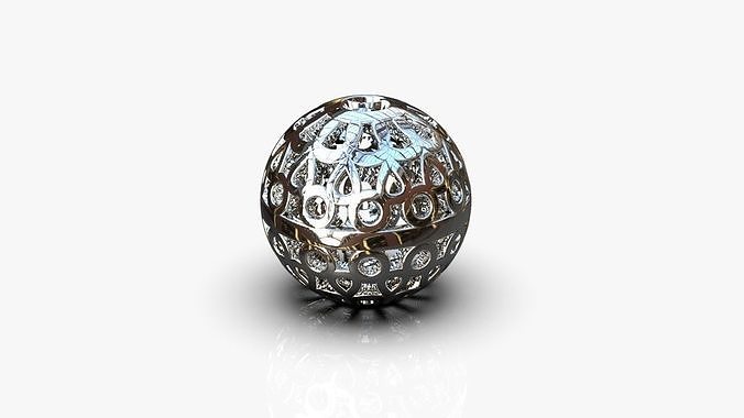 Charm bead 3D model 3D printable | CGTrader