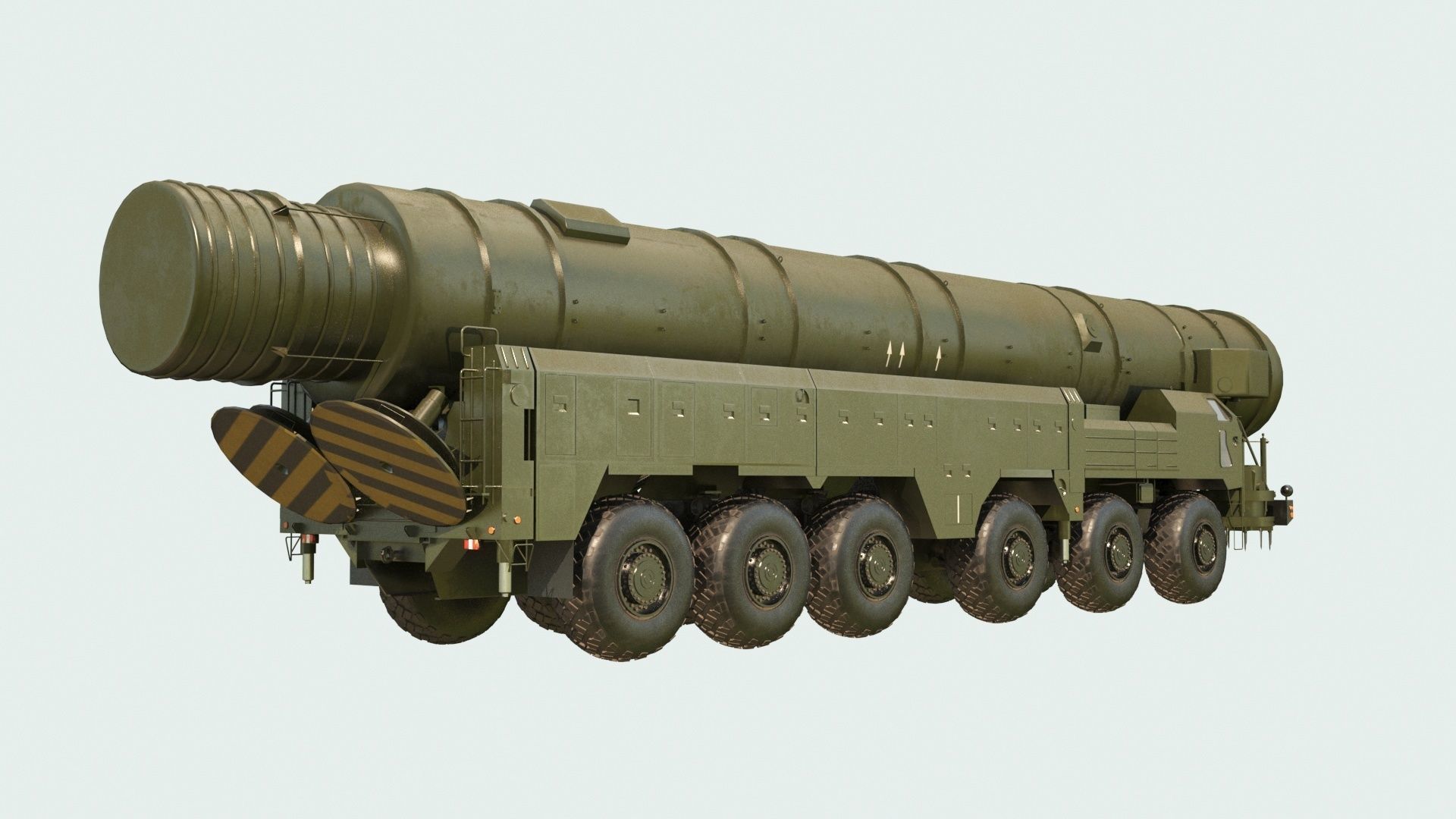 SS-20 Saber RSD10 Pioneer 3D model | CGTrader