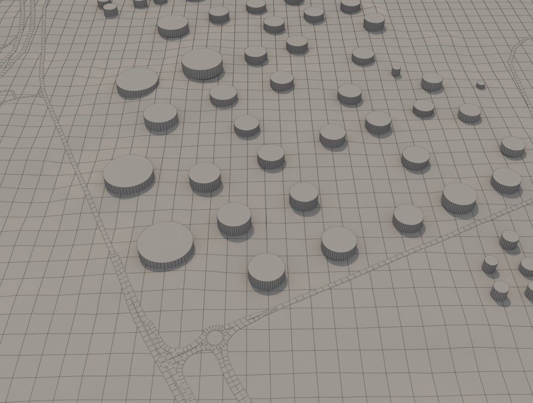 Petroleum Storage Tanks Sitra Bahrain Industrial area free 3D model ...