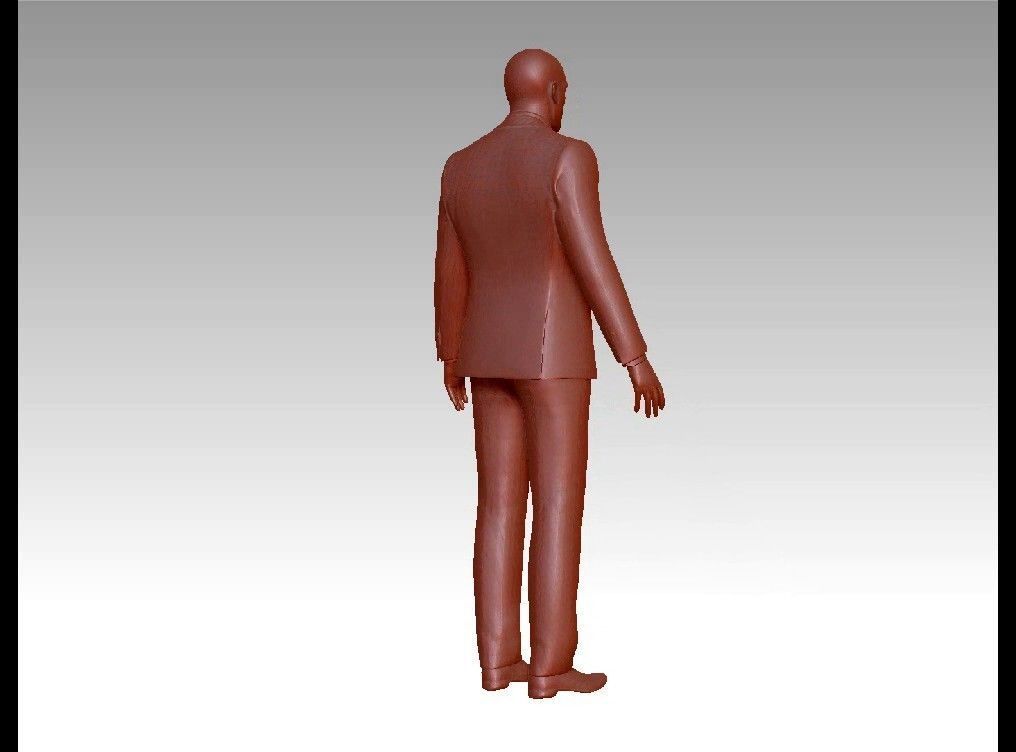 Agent hitman 3D model 3D printable | CGTrader