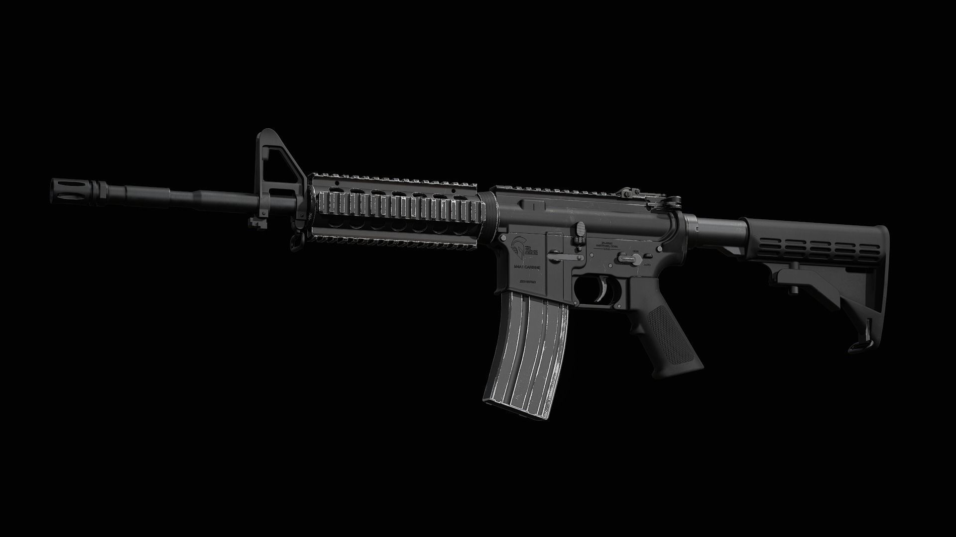 3D model M4 - Carbine VR / AR / low-poly | CGTrader