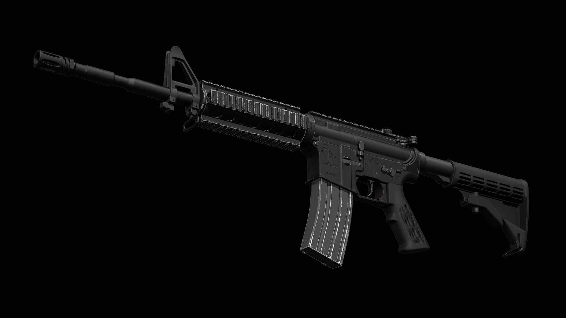 3D model M4 - Carbine VR / AR / low-poly | CGTrader
